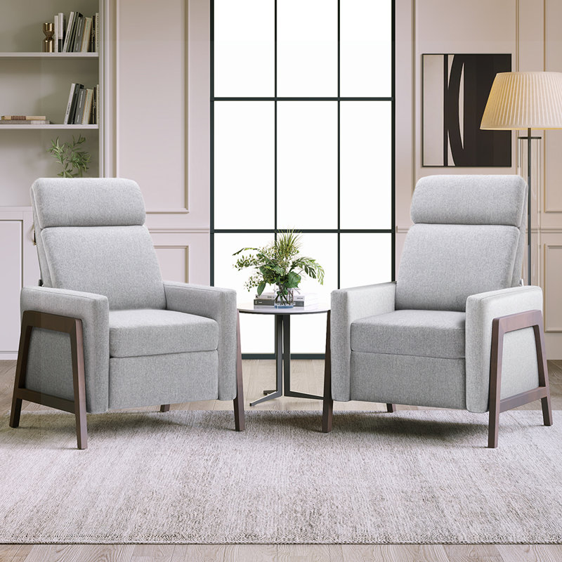 Latitude Run Wood Framed Recliner Chair Wayfair
